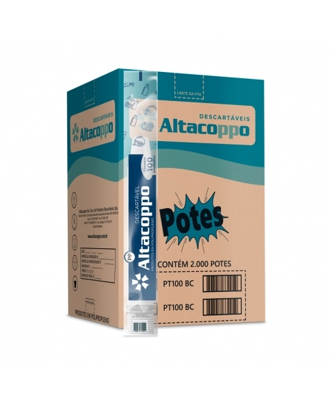 POTE ALTACOPPO 100ML TRANSP C/100